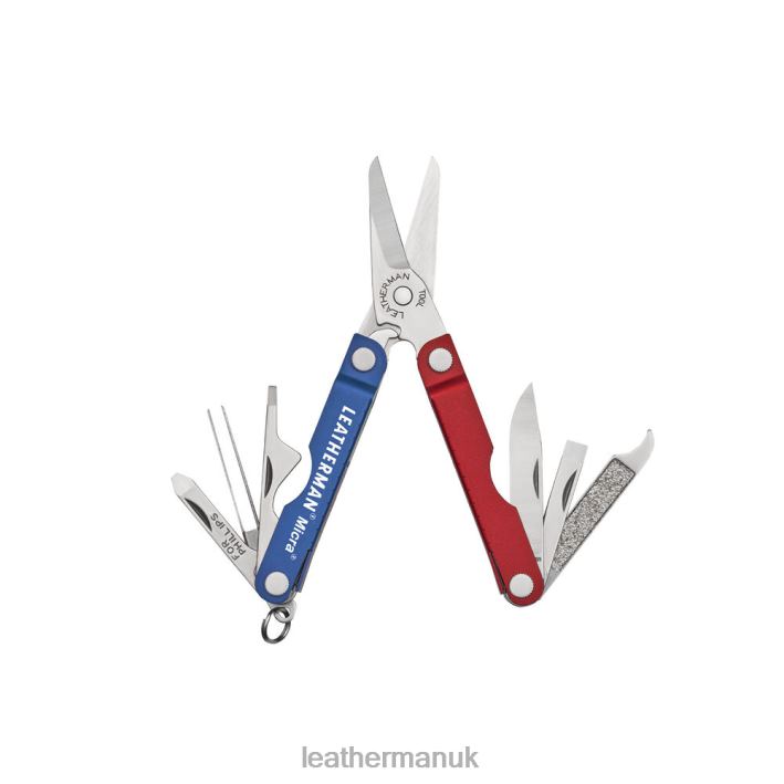 44X8V6 Leatherman Micra Red & Blue Multi-Tool [44X8V6] : Leatherman UK ...